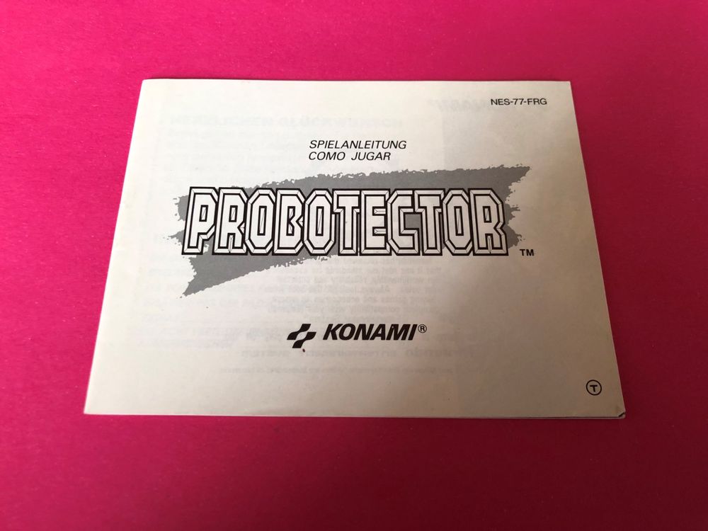 ANLEITUNG FÜR PROBOTECTOR NINTENDO NES | Kaufen auf Ricardo