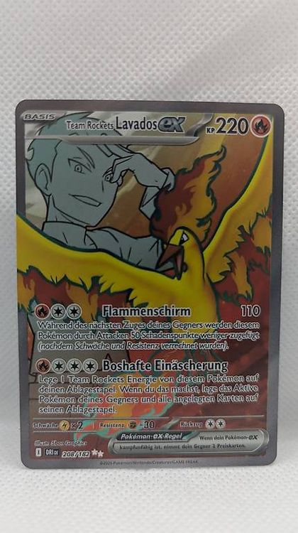 Team Rockets Lavados Ultra Rare Pokemon Karte Ewige Rivalen (Gebraucht ...