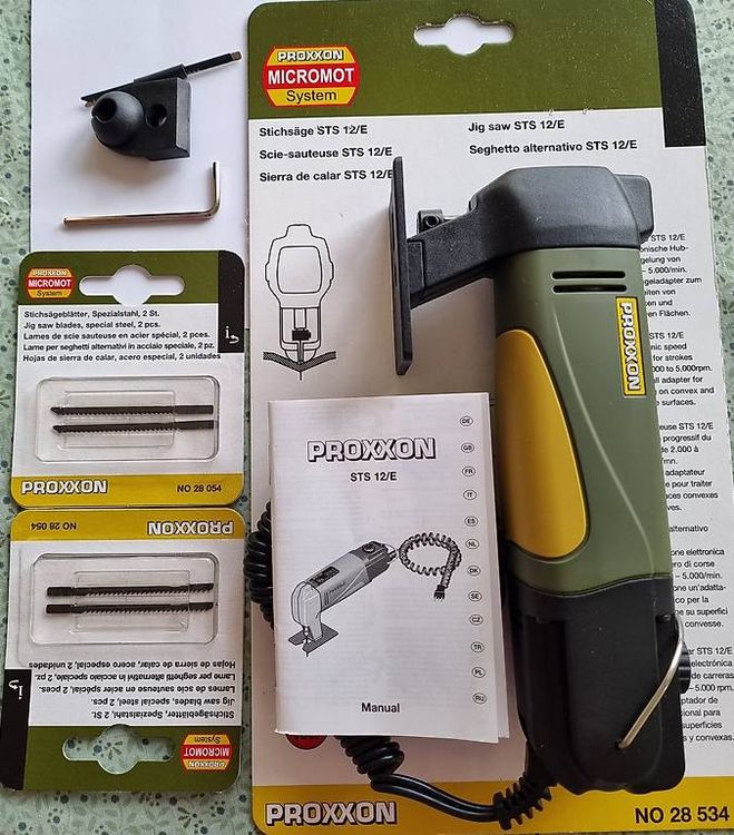Proxxon Set Stichsäge, Bohren-Schleifen,Netzgerät, Zubehör (Gebraucht ...