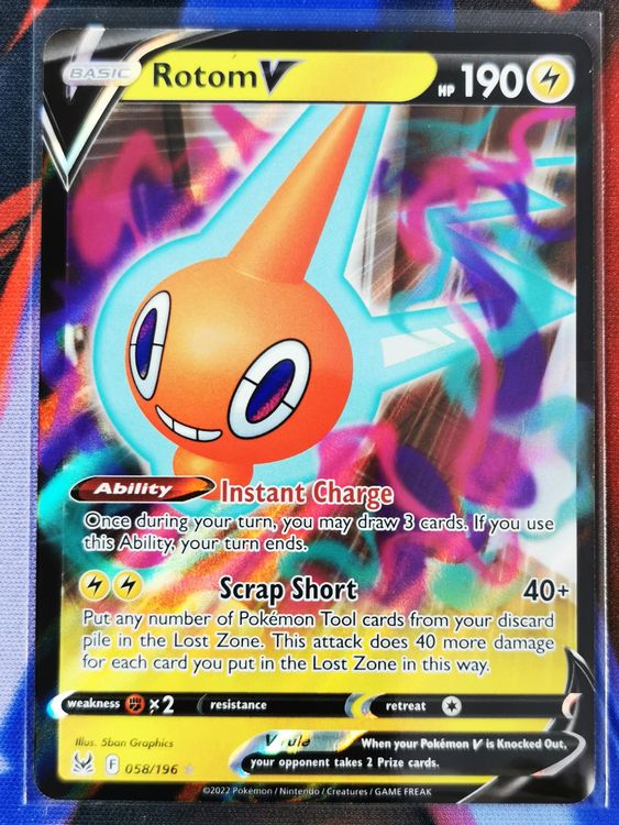 Pokemon Rotom V 058/196 Lost Origin EN | Kaufen auf Ricardo