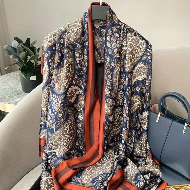 Edler Foulard Halstuch Paisley Motiv Lady Like 🪻 NEU | Kaufen auf Ricardo