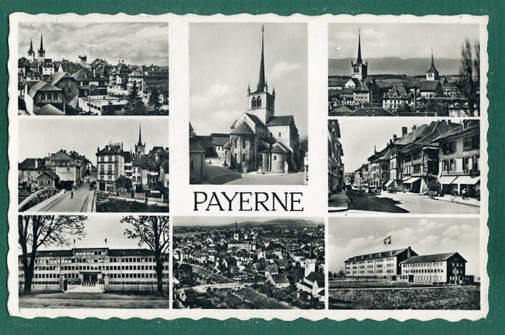 Payerne, 8 Ansichten, 1944, Feldpost | Kaufen auf Ricardo