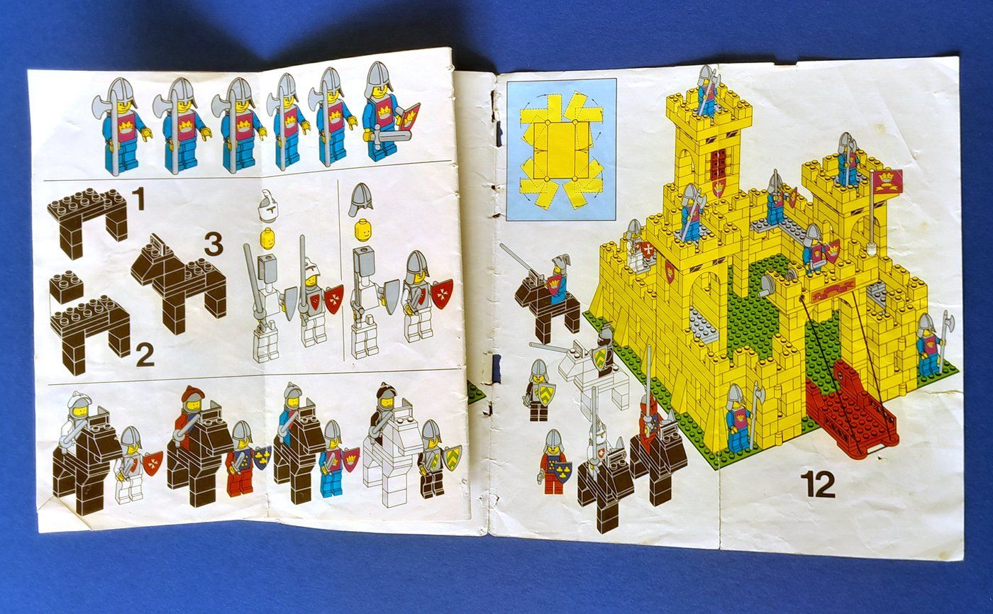 LEGO Bauanleitung 375 / 6075 Gelbe Burg - Yellow Castle (Gebraucht) in ...