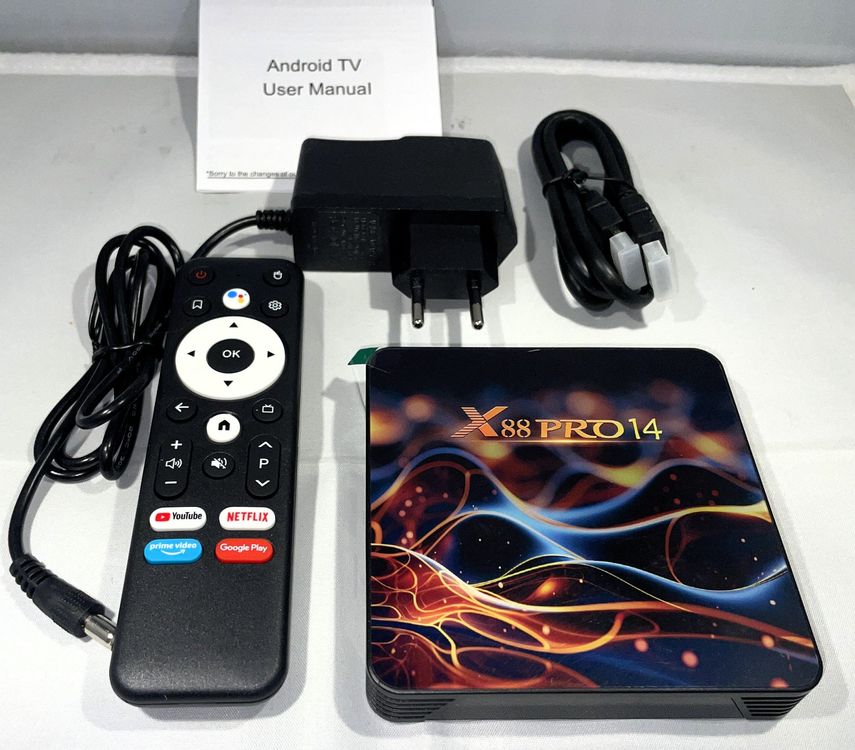 Android TV Box X88 Pro 14 - 8K Ultra HD - Top Zustand! (Neu und ...