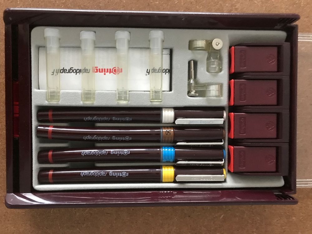 Rotring Rapidograph 4er Set | Kaufen auf Ricardo