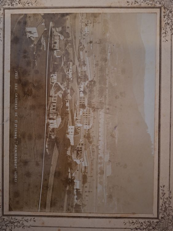 Photo Anc St Etie. Remiremont Vosges 1903, caserne militaria (D ...