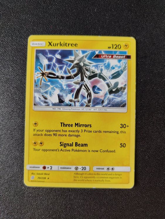 Xurkitree 70/236 Ultra Beasts Pokémon Unified Minds 2019 EN (Gebraucht ...