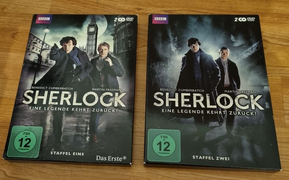 Sherlock Staffeln 1 & 2 (DVD) (Gebraucht) in Schlieren für CHF 12 – mit Lieferung auf Ricardo kaufen