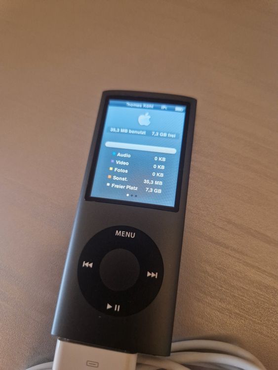 iPod Nano 4. Generation in schwarz - 8 GB (Gebraucht) in Sitterdorf für ...