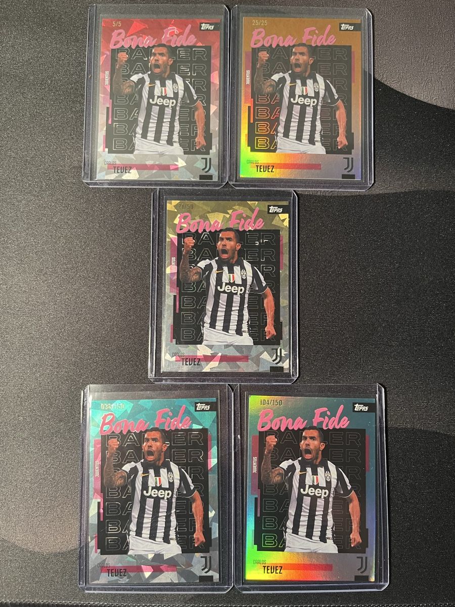 Rare Bundle Carlos Tevez - Juventus team set 2025-2026 (Neu (gemäss ...