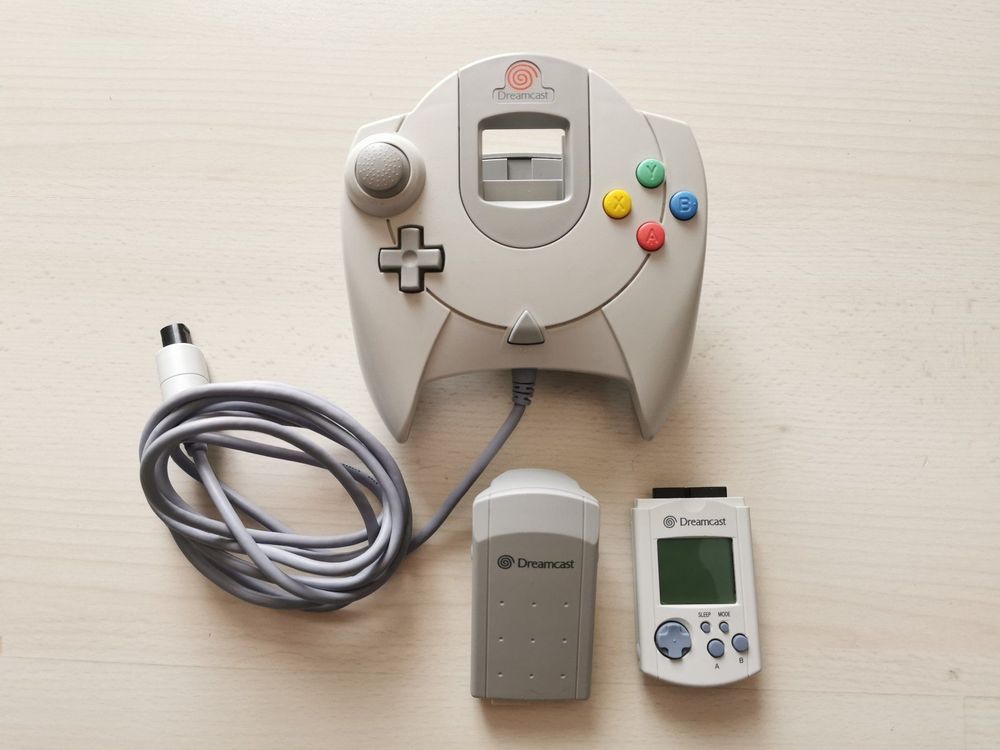 Sega Dreamcast Controller Rumblepack und Visual Memory | Kaufen auf Ricardo