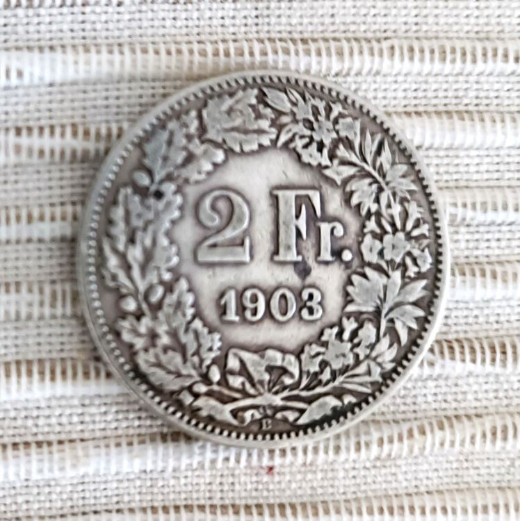 2 Franken 1903 (Gebraucht) in Grenchen für CHF 6 – mit Lieferung auf Ricardo kaufen