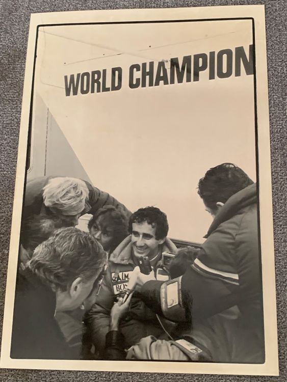 Presse Foto - Alain Prost - World Champion 1984 (Gebraucht) in Bern für ...