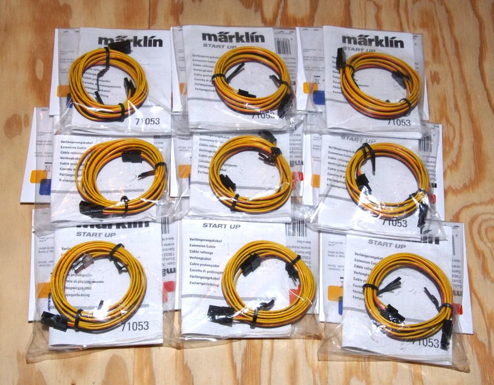 9 Märklin 71053 Start up - Verlängerungskabel 3-polig (Gebraucht) in ...