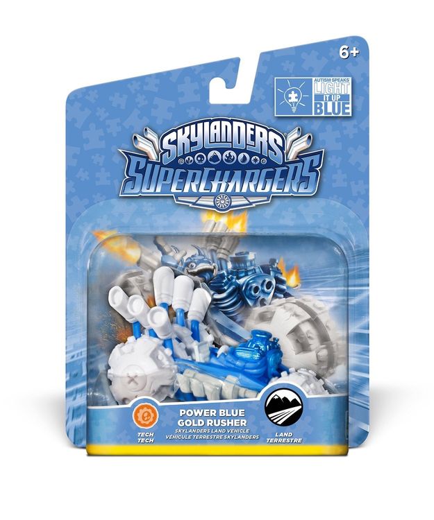 Power Blue Gold Rusher - SuperChargers - Skylanders (Neu und ...