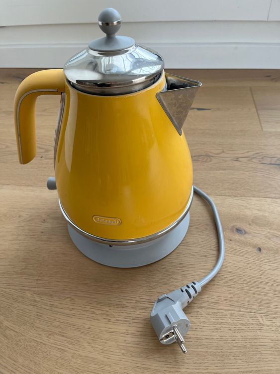 Delonghi Wasserkocher Gelb, De'Longhi Icona Capitals 1.70 l (Gebraucht ...