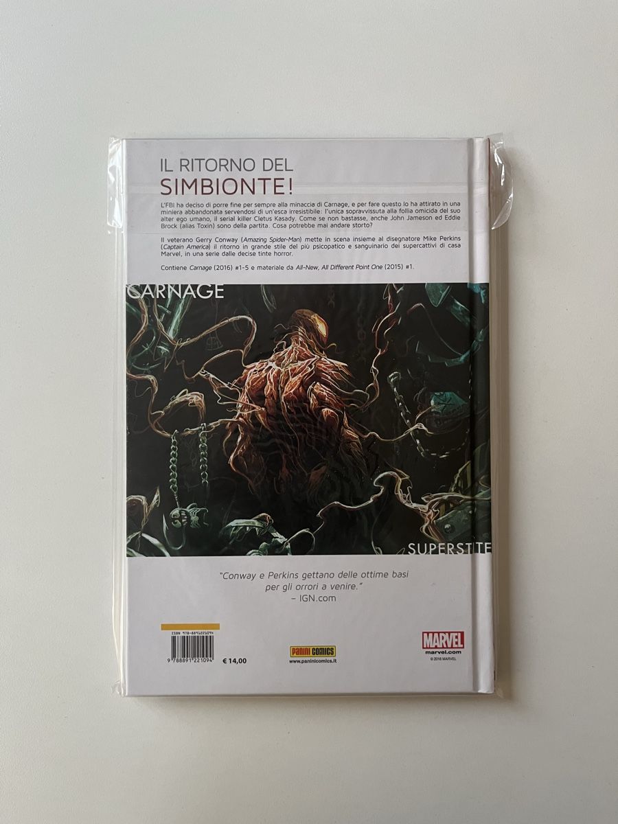 Carnage: La cosa che abita nel profondo. Marvel Comics. (Neu (gemäss ...
