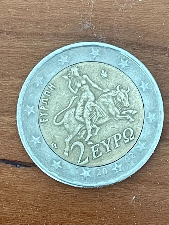 2 EURO - Münze mit 2 EURO - Münze mit