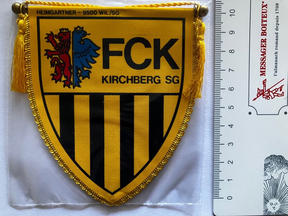 Vintage Fanion/Wimpel FCK KIRCHBERG SG (Neu und originalverpackt) in Gland für CHF 5 – mit ...