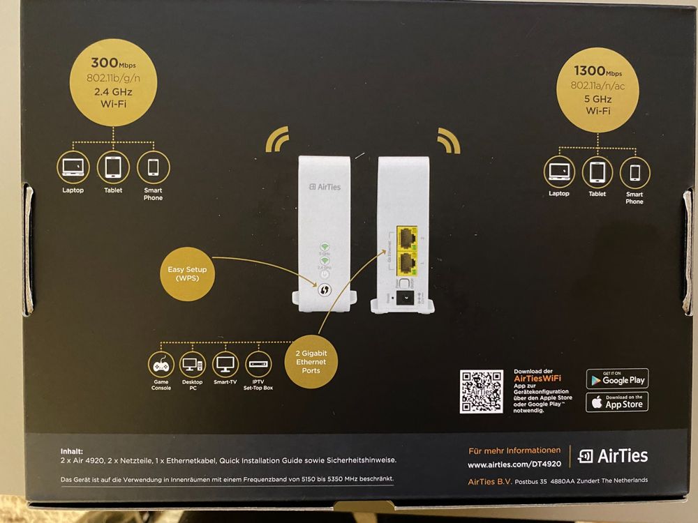 2 AirTies 4920 WiFi / LAN smart mesh (Gebraucht) in Bern für CHF 39 ...