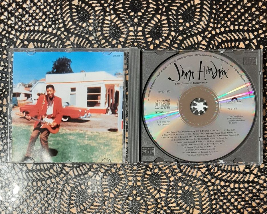 Jimi Hendrix - The Ultimate Experience, USA Rock Album 1993 (Gebraucht ...
