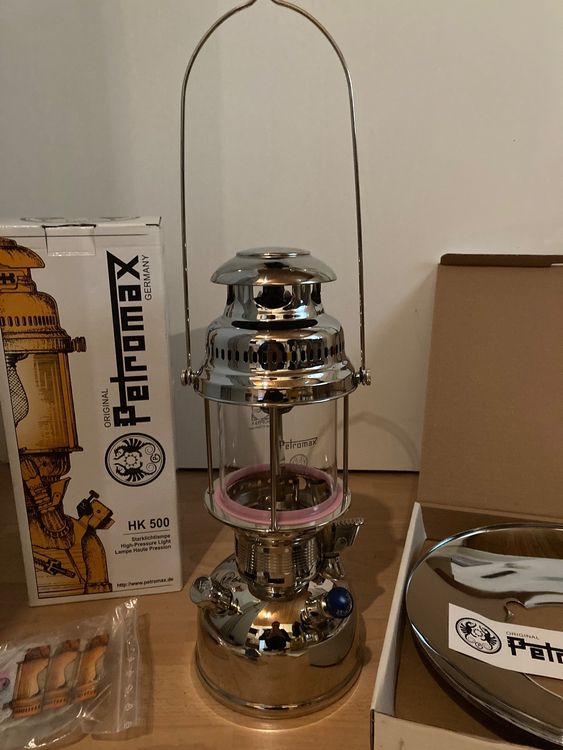 Petromax Starklichtlampe + Schirm (Neu (gemäss Beschreibung)) in Seewis ...