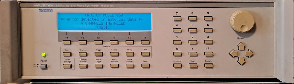 Function Generator - Wavetek model 650 - 4 channels - 2MHz (Gebraucht ...