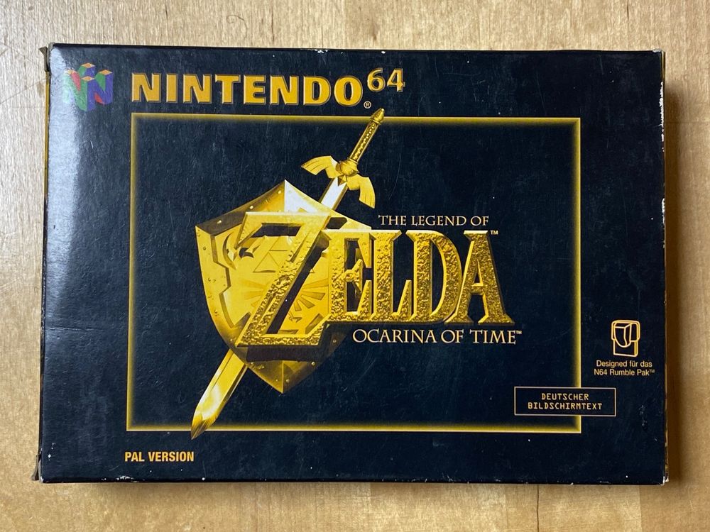 Nintendo 64 GAME PACK in OVP the legend of ZELDA Ocarina D (Gebraucht ...