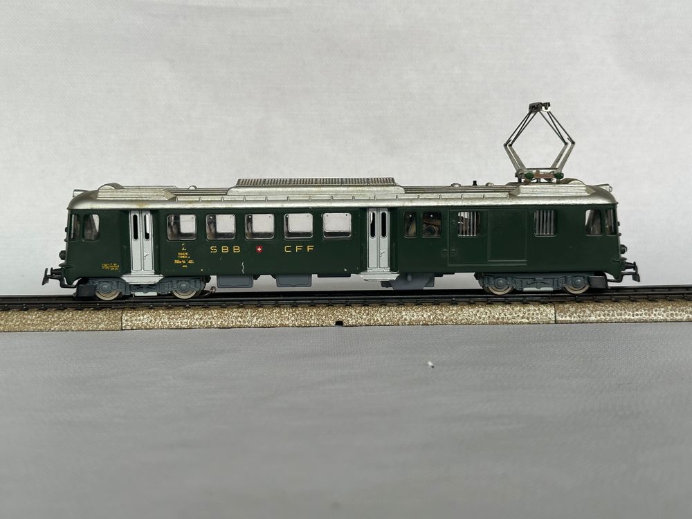 HAG SBB Triebwagen RBe 4/4 Nr 1408, analog, Spur H0 (Gebraucht) in Uster für CHF 84 – mit ...