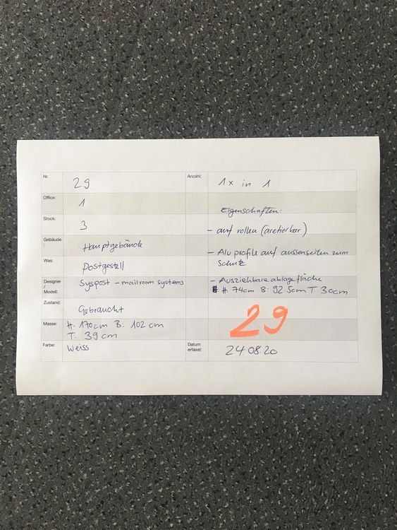 Postablage o. Postgestell Art.29 | Kaufen auf Ricardo