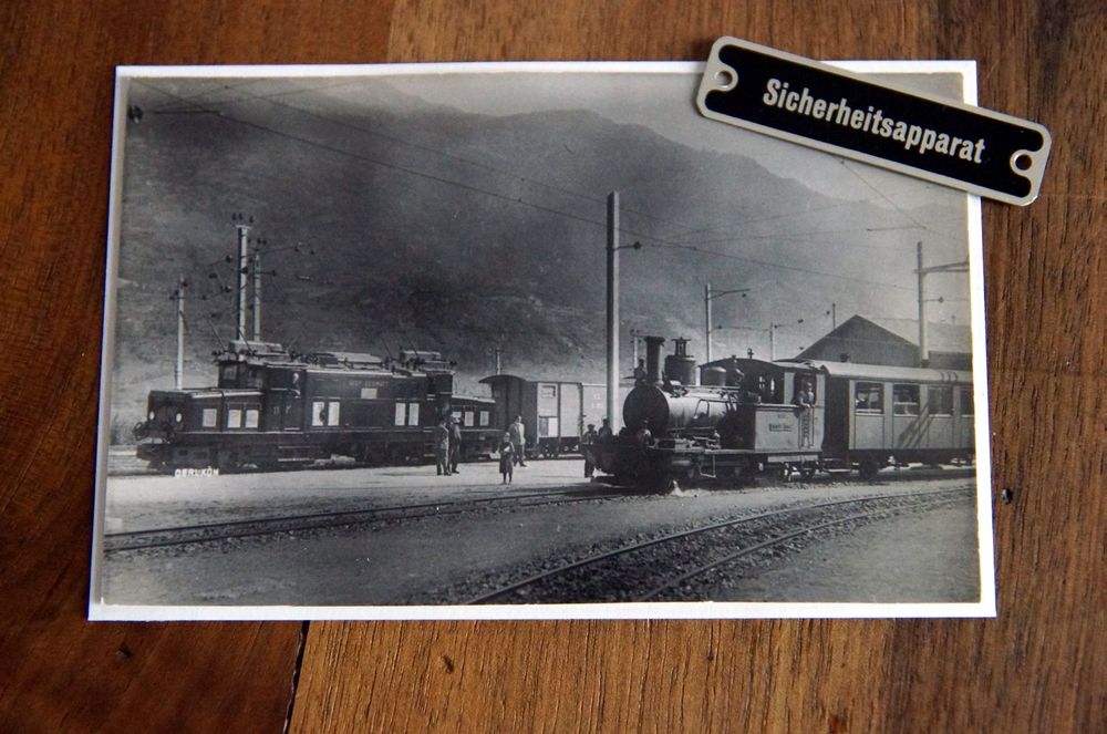 Brig-Visp-Zermatt-Bahn - Bahnhof Visp - Foto: MFO (Gebraucht) in ...