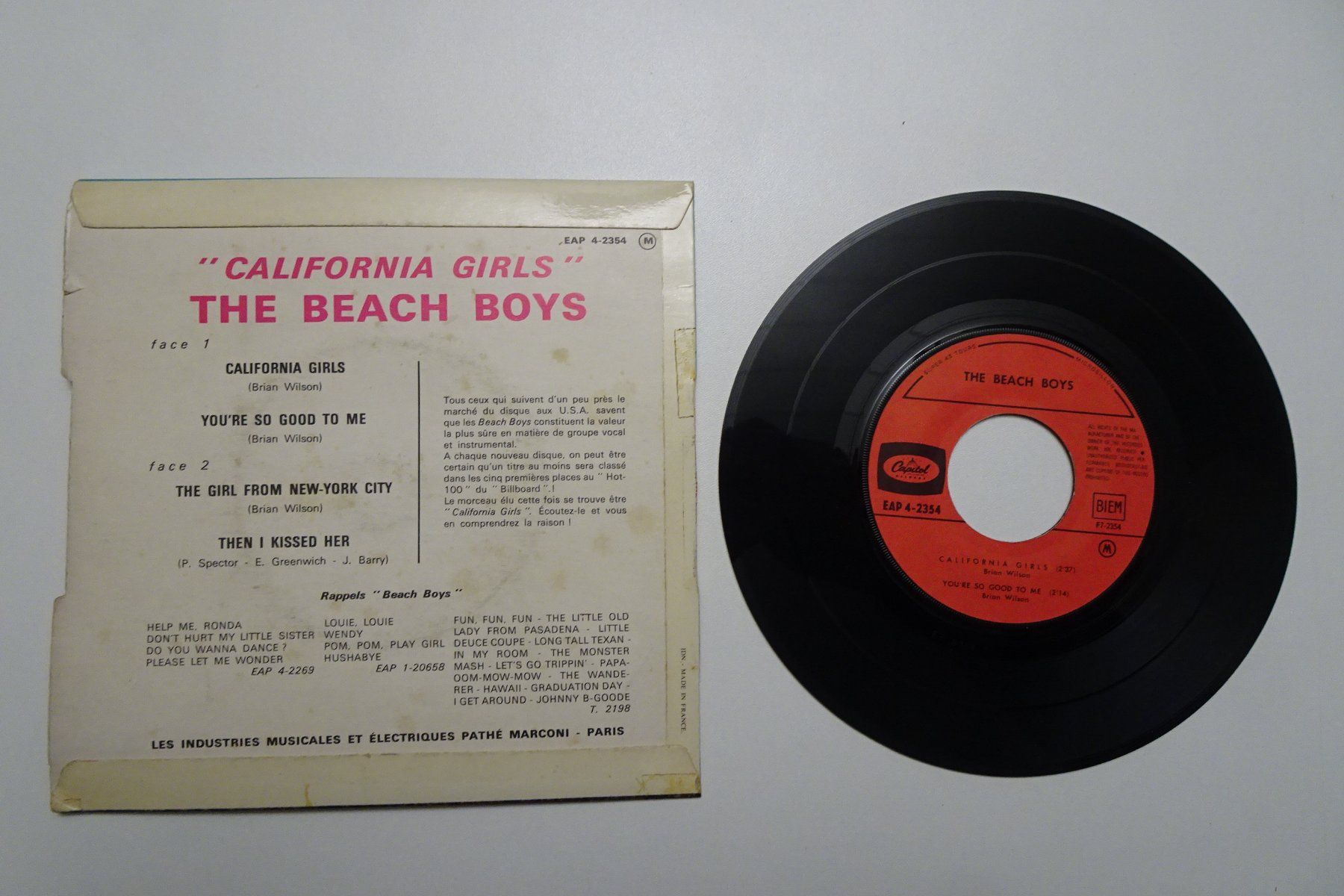 Beach Boys - California Girls (4-Track EP) (Defekt) in Muhen für CHF 2 ...