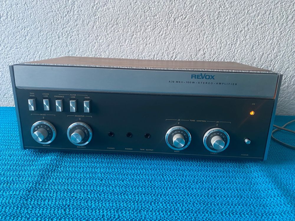 Revox A 78 MKII - 100 W - STEREO - Amplifier | Kaufen auf Ricardo