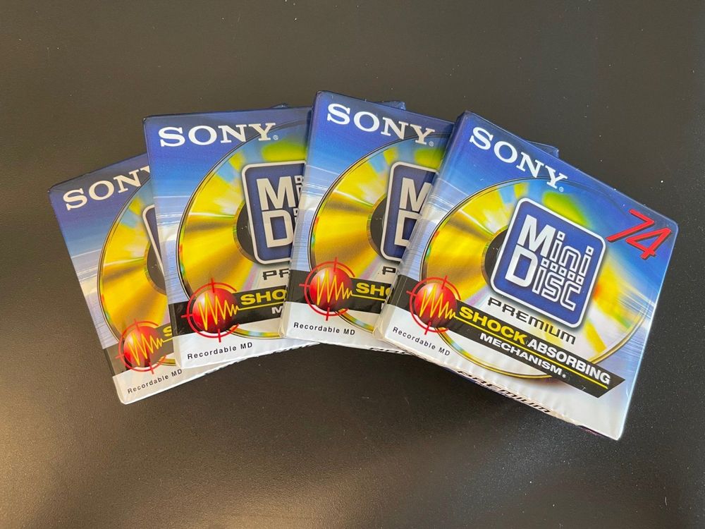 4x Minidisc / Sony MDW-74D (Neu und originalverpackt) in Moosseedorf ...