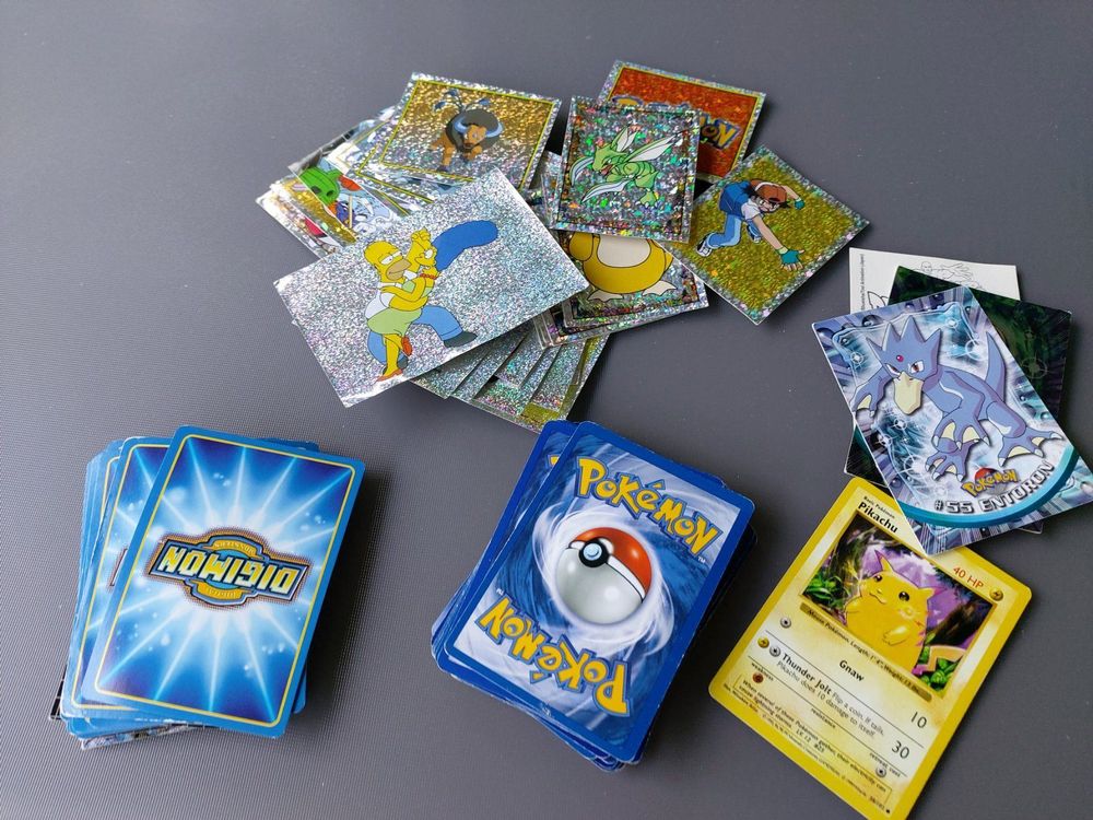 Pokemon + Digimon +Simpson Karten/Stick. | Kaufen auf Ricardo