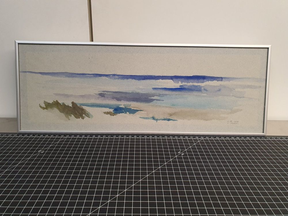 Aquarell signiert 1954 | Kaufen auf Ricardo