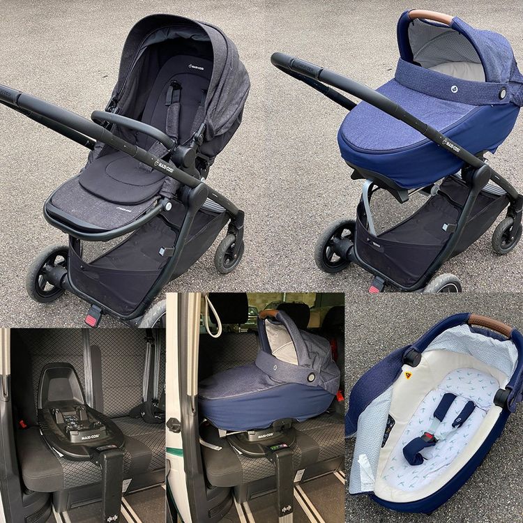 Set Maxi Cosi - Liegeschale - Kinderwagen - Dockingstation (Gebraucht ...