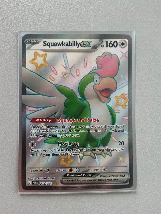 Squawkabilly ex Shiny - Paldean Fates Ultra Rare | Kaufen auf Ricardo