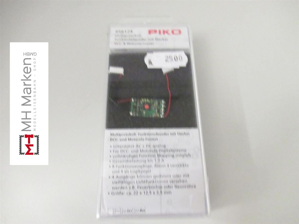 Piko 56124 Funktionsdecoder mit Stecker | Kaufen auf Ricardo