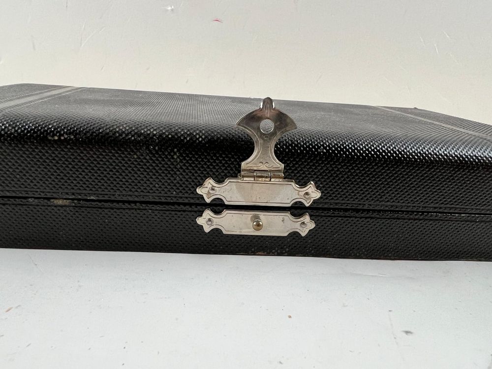 Antike Art Deco Messer Set aus Altmessing mit Perlmutt-Griff | Kaufen ...