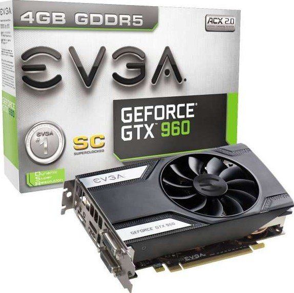 EVGA GeForce GTX 960 SuperSC ACX 2.0+ mit 4GB GDDR5 (Gebraucht) in ...