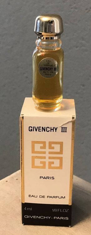 GIVENCHY III - Vintage 1970's Rare 4 ml Parfum Miniatur | Kaufen auf ...