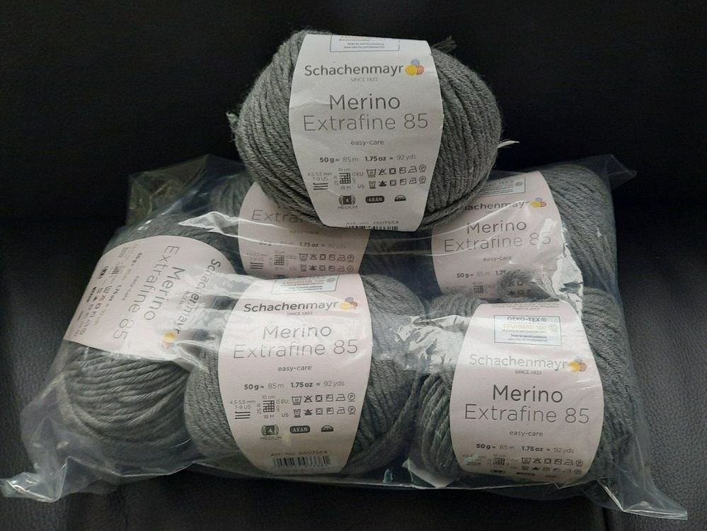Merino Extrafine 85 - Schachenmayr (6x) (Neu und originalverpackt) in Zürich für CHF 15 – mit ...