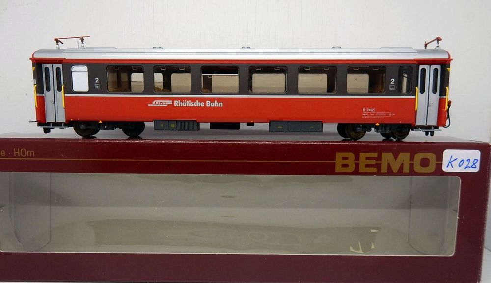 BEMO 3282 105 - RhB Voiture EW du Bernina B 2465(Ovp) | Kaufen auf Ricardo