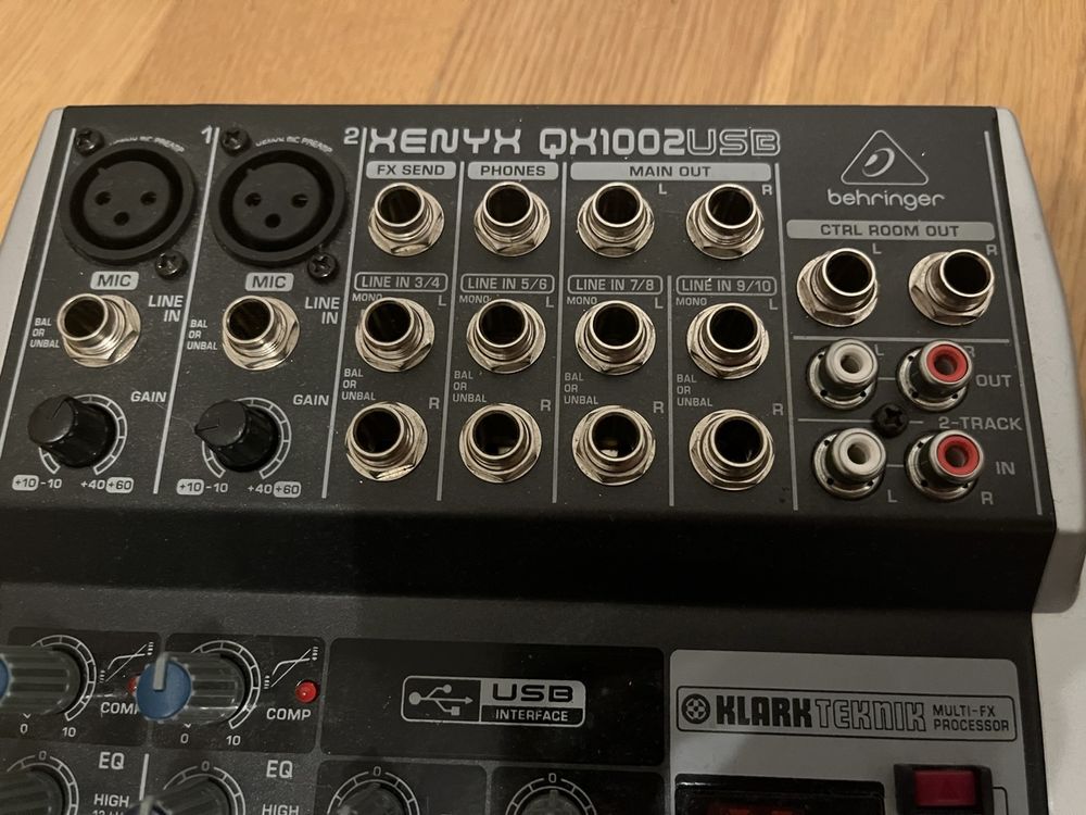 Behringer XENYX QX1002 USB Mixer inkl USB kabel (Gebraucht) in ...