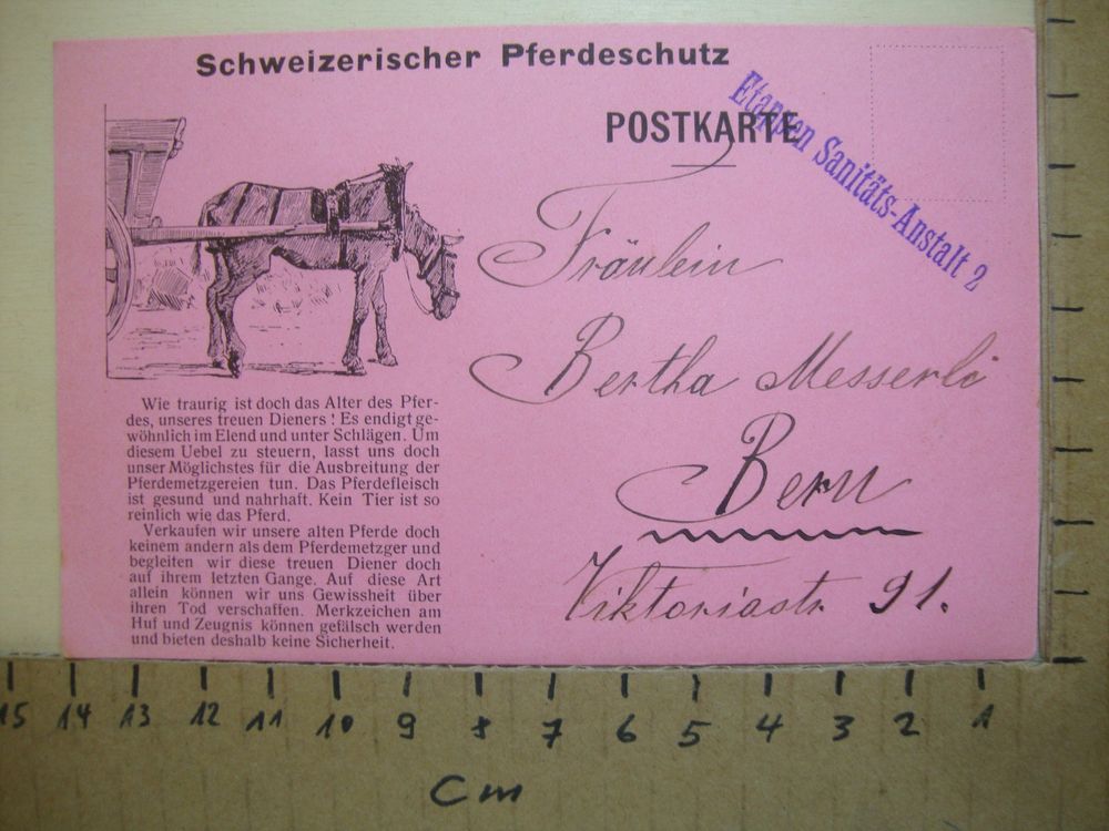 Antike Postkarte Pferdefuhrwerk Schweiz, ca. 1900, Militär (Gebraucht) in Winterthur für CHF 5 ...
