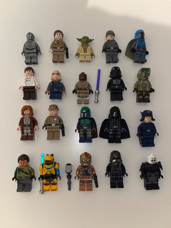 Wunderschne Lego Star Wars Figuren Ebenbild