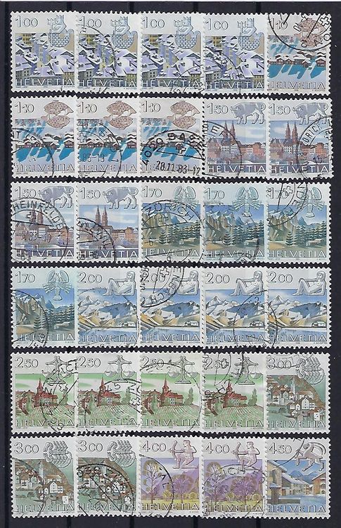 1982-1986 Tierkreiszeichen verschiedene Werte gest. | Kaufen auf Ricardo