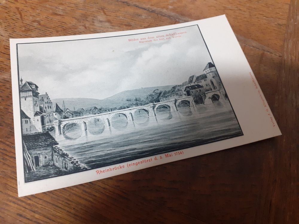 SCHAFFHAUSEN - dazumal - RHEINBRUECKE | Kaufen auf Ricardo
