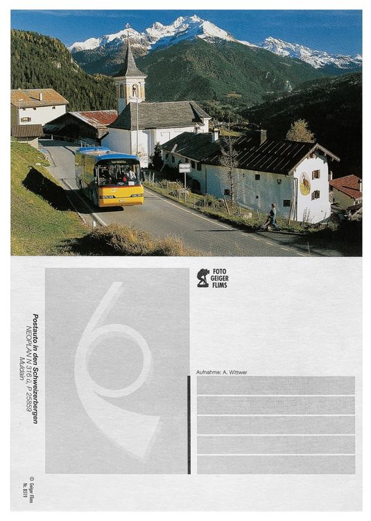 Muldain Vaz Obervaz Lenzerheide Postauto Neoplan N316 P25859 | Kaufen auf Ricardo